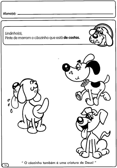 Atividades Conceitos Perto E Longe De Frente E De Costas