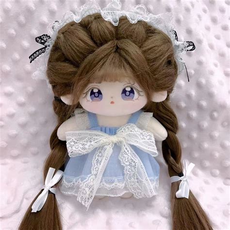 No Attribute Cartoon Cute Pretty Girl Naked Doll 20cm Plush Stuffed