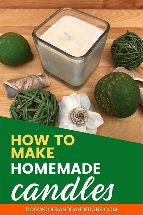 How To Make Homemade Candles Homemade Candles Homemade Christmas