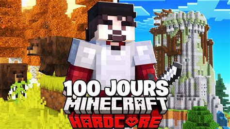 J ai Survécu 100 JOURS dans RealismCraft Hardcore sur Minecraft Bedrock