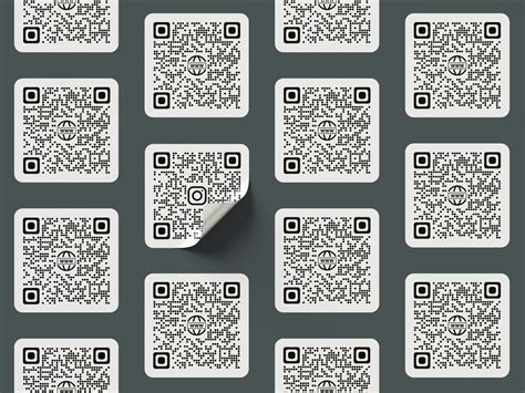 Personalised QR Code Labels Custom Qr Stickers Smart Qr Sticker QR