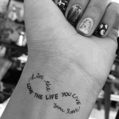 Tatouage Infini Phrase Mod Les Et Exemples