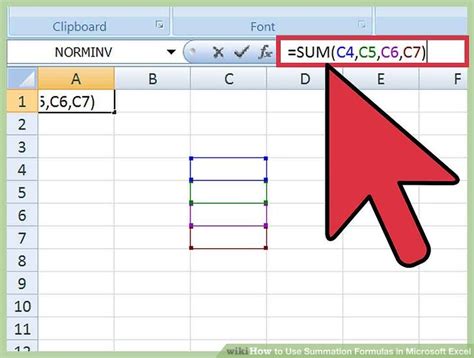 4 ways to use summation formulas in microsoft excel wikihow