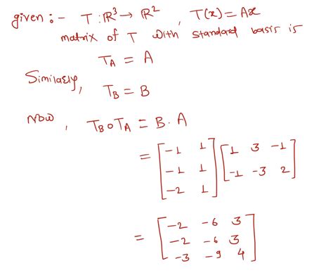 [solved] 1 3 17 let a be a matrix in m2x3 r and b 1 1 be a course hero
