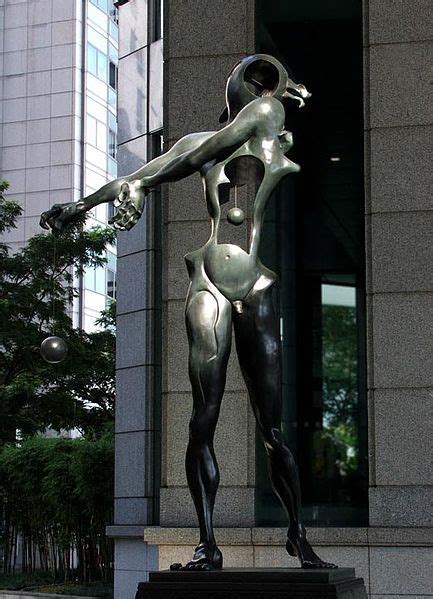 One Of Dali S Three Dimensional Works Homage To Newton Salvador