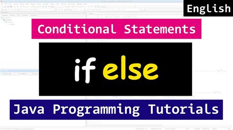 if else conditional statements java video tutorial for beginners