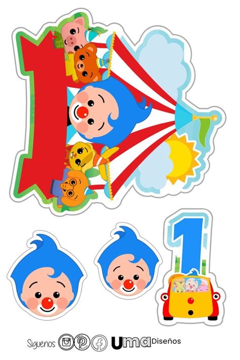 Plim Plim Toppers Para Tartas Tortas Pasteles Bizcochos O Cakes