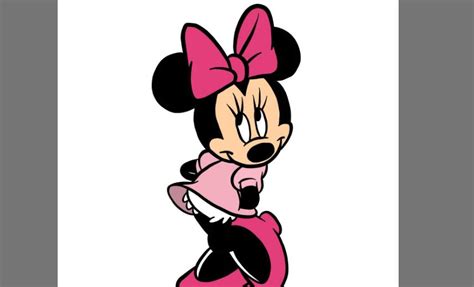 How To Draw Minnie Mouse Step By Step Minnie Mouse Drawing