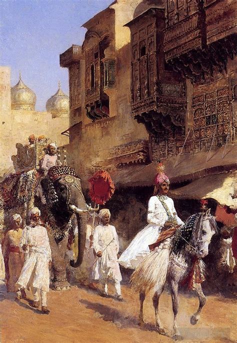 Cérémonie du prince indien et du défilé Achats des peinture à lhuile
