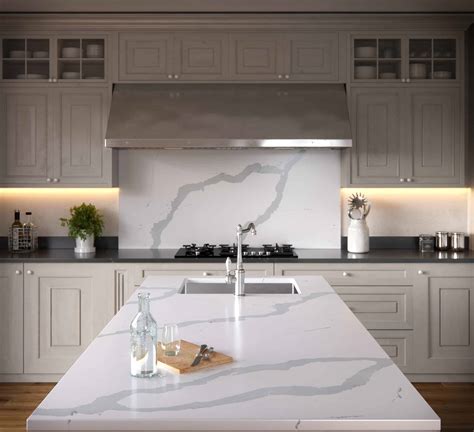 Silestone Bianco Calacatta Quartz Best Quartz Countertops MKD