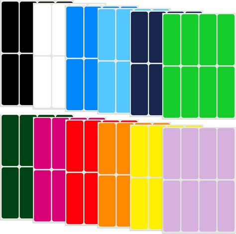Amazon Avery Removable Print Or Write Color Coding Labels 1 X 3