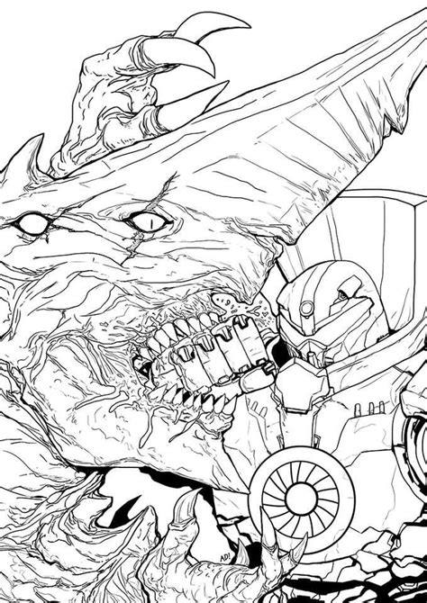 Cherno Alpha From Pacific Rim Coloring Page Free Printable Coloring