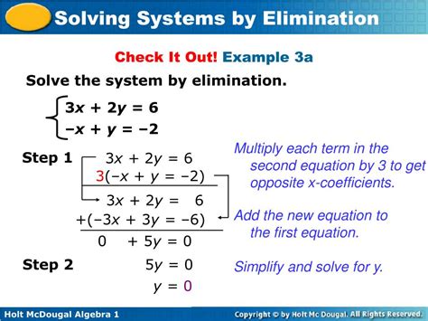 systems of equations assessment