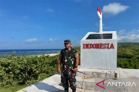 Danrem 151 Binaiya Kunjungi Pulau Perbatasan Indonesia Timor Leste