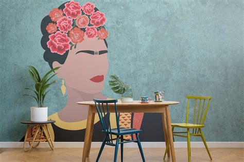 Floral Murals Inspired By Frida Kahlo Traditional Mexicana Trends