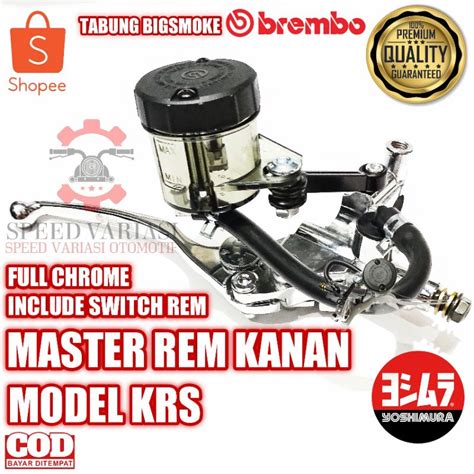 Jual MASTER REM KANAN MODEL KRS YOSHIMURA SAMURAI TABUNG BIG SMOKE