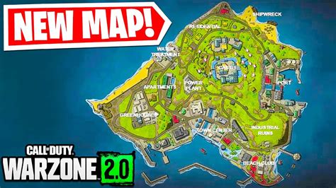 The New Rebirth Island Map In Warzone Youtube