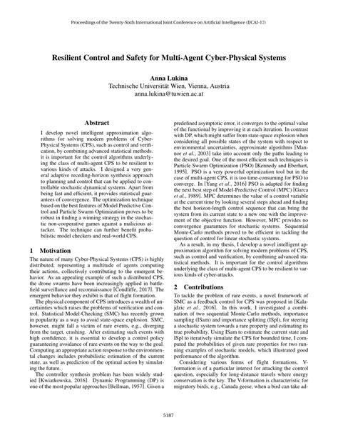 download pdf resilient control and safety for multi agent cyber physical systems