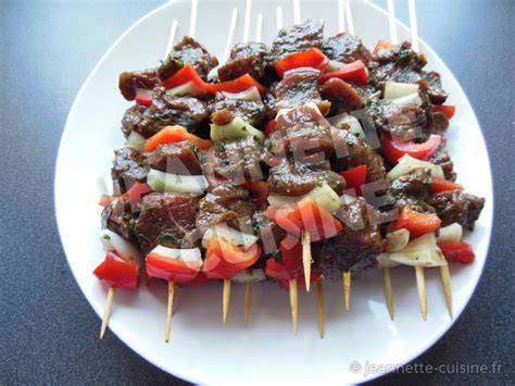 Brochettes De B Uf Plat Jeannette Cuisine
