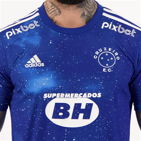 Camisa Adidas Cruzeiro I 2022 Patrocínio FutFanatics