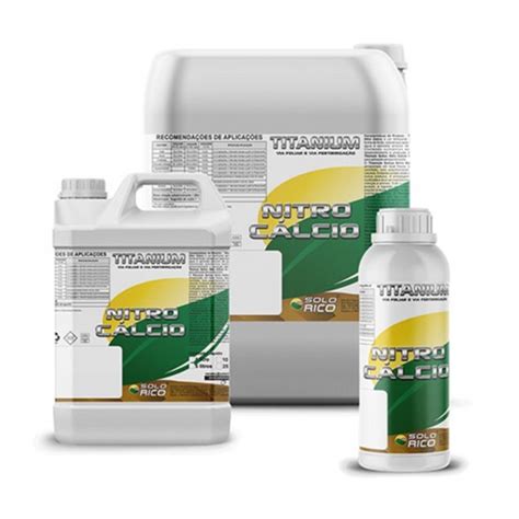 Fertilizante Foliar Titanium Nitro Calcio Lt Solo Rico S Tio Nativo