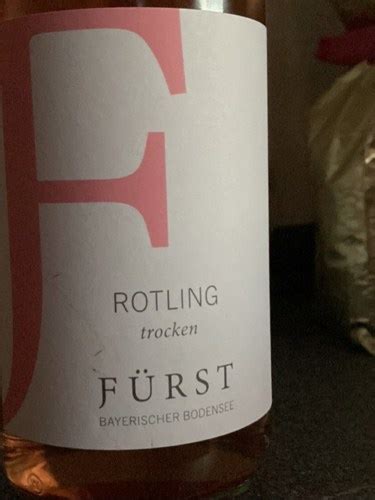 Fürst Rotling Trocken Vivino US