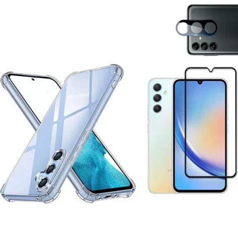 Kit Capa Película 3D e Lente da Câmera Para Galaxy A24 Jodda Kit