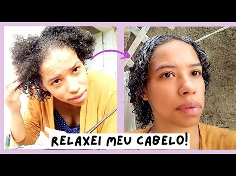 Relaxando Meu Cabelo Em Casa Guanindina Youtube