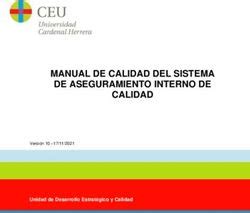 MANUAL DE CALIDAD DEL SISTEMA DE ASEGURAMIENTO INTERNO DE CALIDAD
