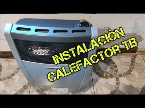 COMO INSTALAR CALEFACTOR TIRO BALANCEADO YouTube