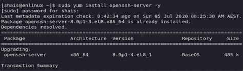Enable SSH On CentOS 8 X And Red Hat Enterprise Securely Enlinux