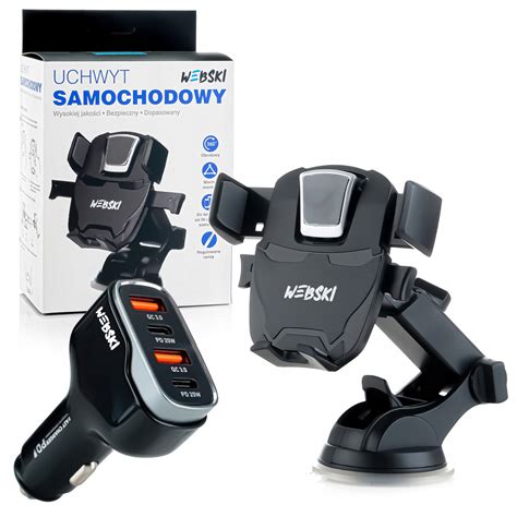 UCHWYT DO SAMOCHODU NA TELEFON SZYBĘ DESKĘ KOKPIT SAMOCHODOWY MOCNY DO