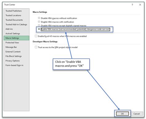How To Enable Macro In Excel