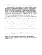 DQ Docx What Are Self Determination Skills Provide One Recommended