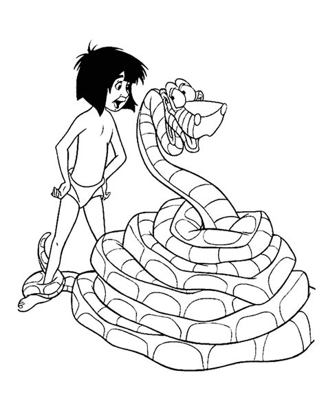 Coloriage Le Livre De La Jungle 100 Coloriages Pour Enfants
