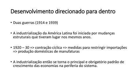 E O NEODESENVOLVIMENTISMO Ppt Carregar