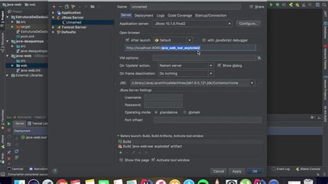 Intellij Idea Configurando Wildfly Jboss Youtube