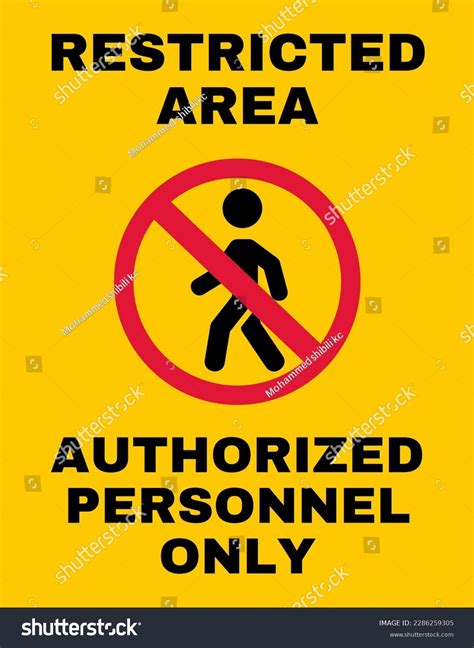 No Entry Authorized Sign