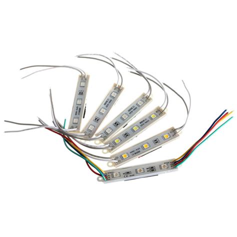 1 Piece 5050 SMD 3 LED Module Rigid Strip String Light Multi Colors