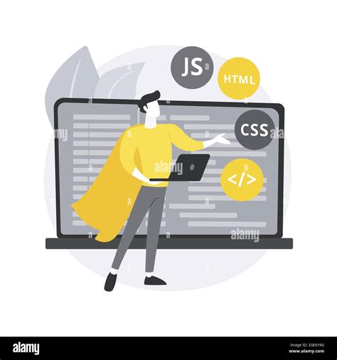 Advanced Computer Skills Abstract Concept Vector Illustration Stock