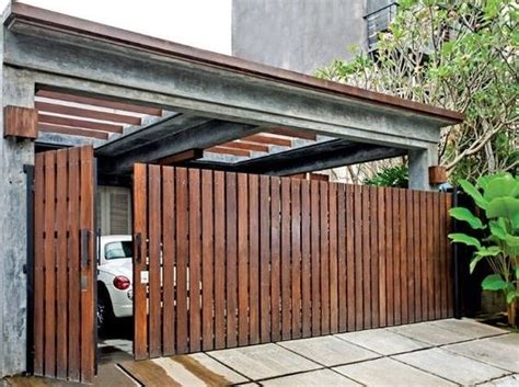 9 Model Pintu Pagar Dorong Minimalis Modern Yang Kokoh Dan Elegan Lamudi