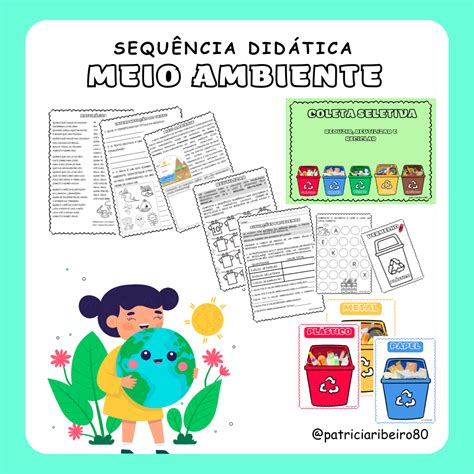Sequência didática Meio ambiente Patricia Pedagógicos Alfabetização
