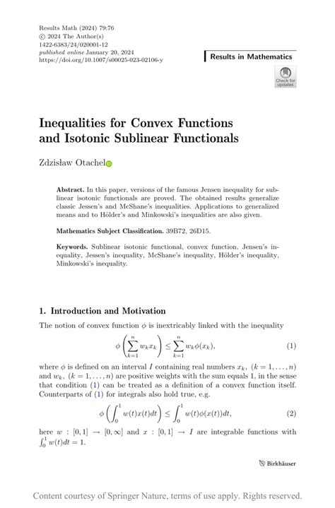 pdf inequalities for convex functions and isotonic sublinear functionals