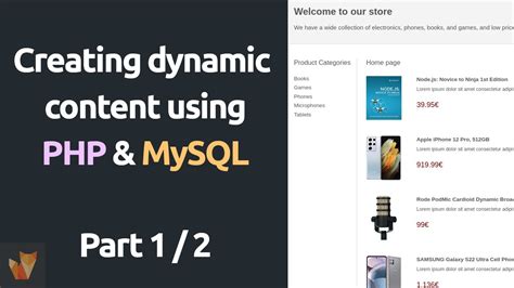 Creating Dynamic Web Pages Using Php And Mysql Part Coding The