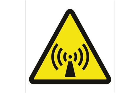 Señal advertencia solo pictorama peligro ondas RacNet