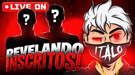 FREE FIRE AO VIVO ITALO ITALO REVELA 4x4 E 6X6 INSCRITOS