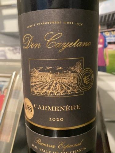 Don Cayetano Reserva Especial Carmenère Vivino US