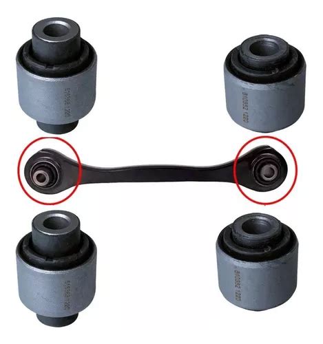 4 Bucha Braço Reto Traseiro Jetta Tiguan Golf Passat A1 A3