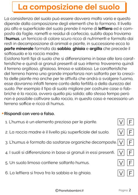 Il Suolo Schede Didattiche Per La Scuola Primaria PianetaBambini It