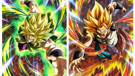 Dokkan Battle Th Anniversary Blue Gogeta And Broly Youtube